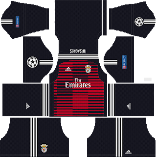 SL Benfica UCL Kits 2018/2019 Dream League Soccer