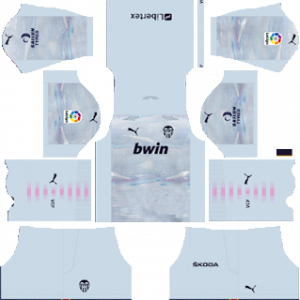 Valencia CF DLS Kits 2021 - Dream League Soccer Kits 2021