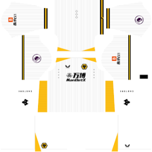 Wolverhampton Wanderers FC DLS Kits 2022 - Dream League Soccer Kits 2022