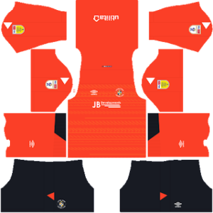 Luton Town FC DLS Kits 2022 - Dream League Soccer Kits 2022