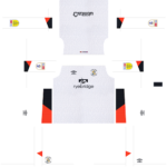 Luton Town FC DLS Kits 2022 - Dream League Soccer Kits 2022