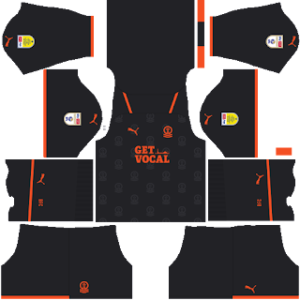 Blackpool FC DLS Kits 2022 - Dream League Soccer Kits 2022