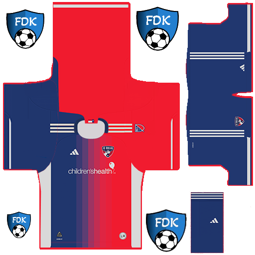 FC Dallas Pro League Soccer Kits 2025 - FC Dallas PLS and PKS Kits