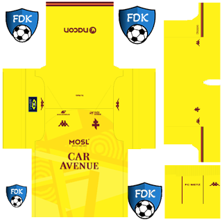 FC Metz Pro League Soccer Kits 2025 - FC Metz PLS and PKS Kits