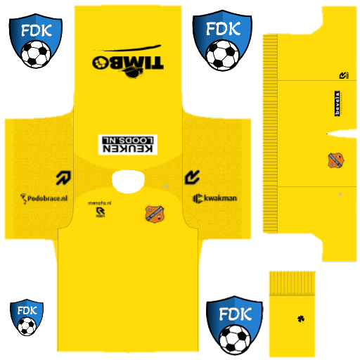 FC Volendam Pro League Soccer Kits 2025 - FC Volendam PLS and PKS Kits