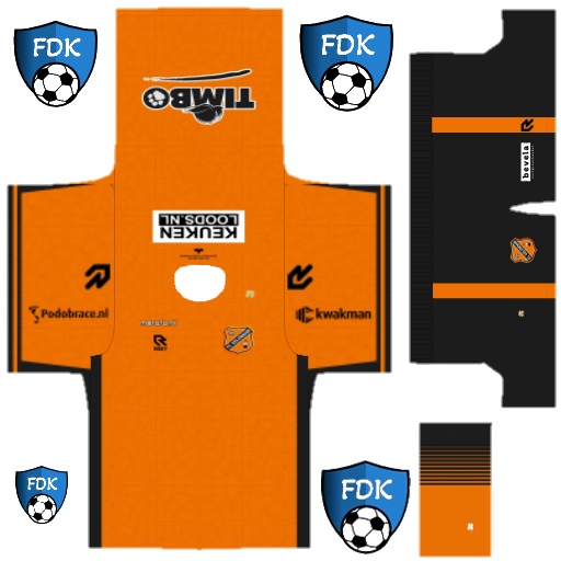 FC Volendam Pro League Soccer Kits 2025 - FC Volendam PLS and PKS Kits