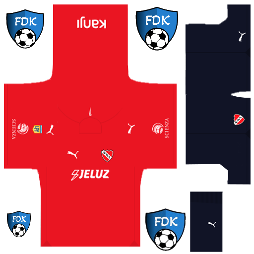 Independiente Pro League Soccer Kits 2025 - Independiente PLS and PKS Kits
