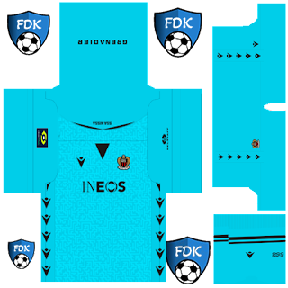 OGC Nice Pro League Soccer Kits 2025 - OGC Nice PLS and PKS Kits