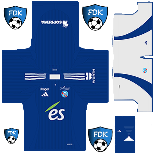 RC Strasbourg Alsace Pro League Soccer Kits 2025 - RC Strasbourg Alsace ...