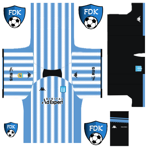 Racing Club Pro League Soccer Kits 2025 - Racing Club PLS and PKS Kits