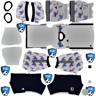 Japan World Cup DLS Kits 2022 - Dream League Soccer Kits 2022