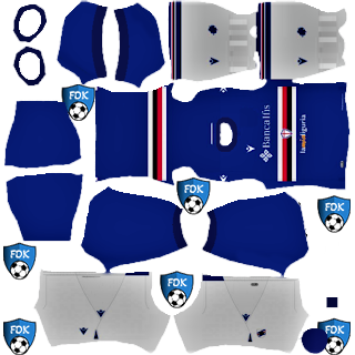 Sampdoria DLS Kits 2023 - Dream League Soccer Kits 2023