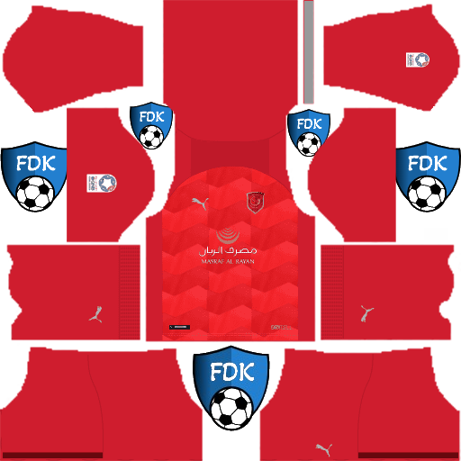 Al Duhail SC DLS Kits 2023 - Dream League Soccer Kits 2023