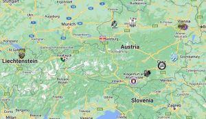 Austrian Bundesliga Teams Map with logos | Austrian Bundesliga Teams Location - FTS DLS KITS