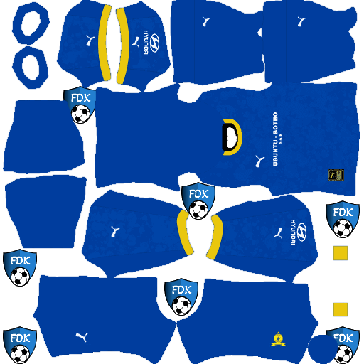 Mamelodi Sundowns FC DLS Kits 2023 - Dream League Soccer Kits 2023