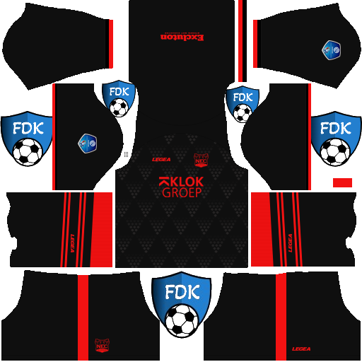 NEC Nijmegen DLS Kits 2023 - Dream League Soccer Kits 2023