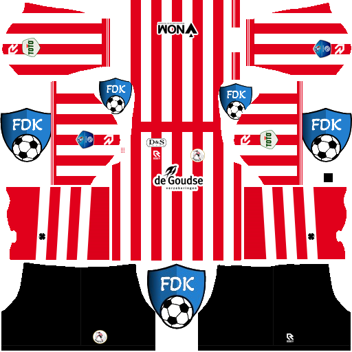 Sparta Rotterdam DLS Kits 2023 - Dream League Soccer Kits 2023