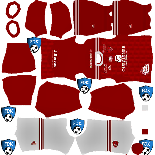 Stade Brestois DLS Kits 2023 - Dream League Soccer Kits 2023