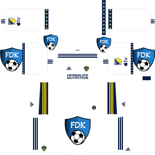 LA Galaxy DLS Kits 2023 - Dream League Soccer Kits 2023
