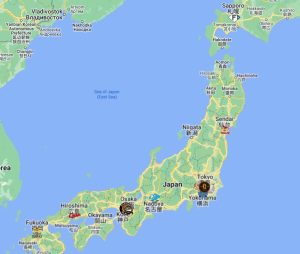 Nippon Professional League Teams Map with logos | Nippon Professional ...