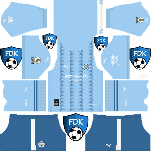 Manchester City DLS Kits 2024 - Dream League Soccer Kits 2024