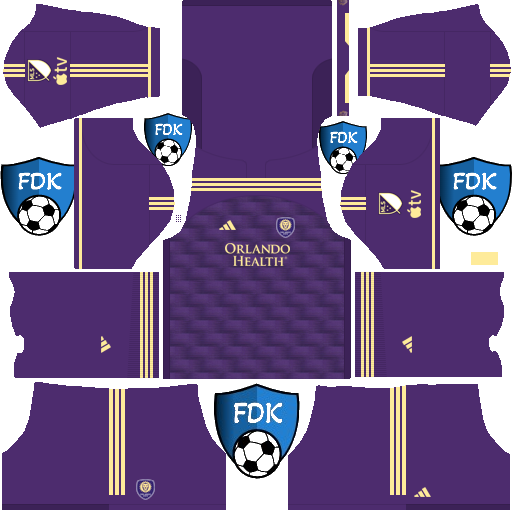 Orlando City SC DLS Kits 2023 - Dream League Soccer Kits 2023