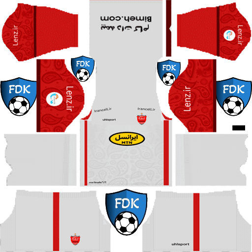 Persepolis FC DLS Kits 2023 - Dream League Soccer Kits 2023