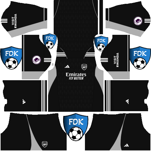 Arsenal DLS Kits 2024 - Dream League Soccer Kits 2024