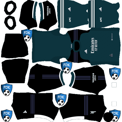 Arsenal DLS Kits 2024 - Dream League Soccer Kits 2024