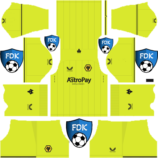 Wolverhampton Wanderers FC DLS Kits 2024 - Dream League Soccer Kits 2024