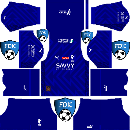 Al Hilal FC DLS Kits 2024 - Dream League Soccer Kits 2024