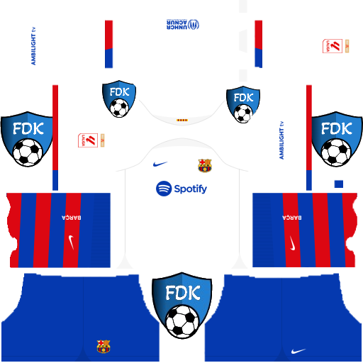 Barcelona DLS Kits 2024 - Dream League Soccer Kits 2024