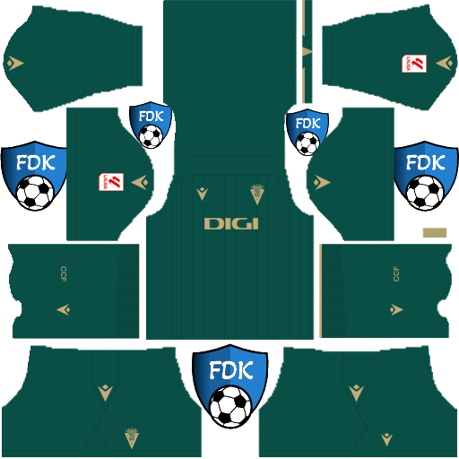 Cádiz CF DLS Kits 2024 - Dream League Soccer Kits 2024