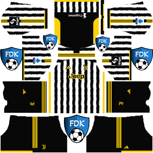 Juventus DLS Kits 2024 - Dream League Soccer Kits 2024