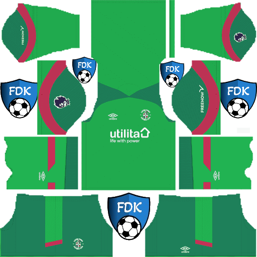 Luton Town FC DLS Kits 2024 - Dream League Soccer Kits 2024