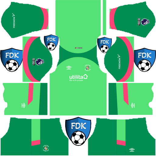 Luton Town FC DLS Kits 2024 - Dream League Soccer Kits 2024
