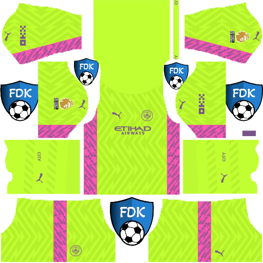 Manchester City DLS Kits 2024 - Dream League Soccer Kits 2024
