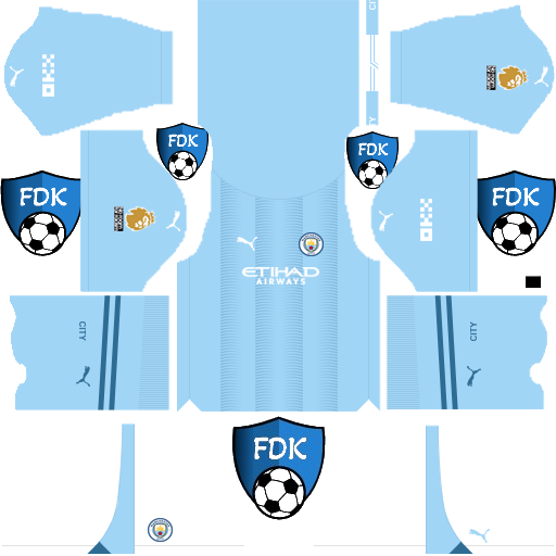 Manchester City DLS Kits 2024 - Dream League Soccer Kits 2024