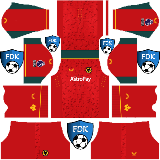 Wolverhampton Wanderers FC DLS Kits 2024 - Dream League Soccer Kits 2024