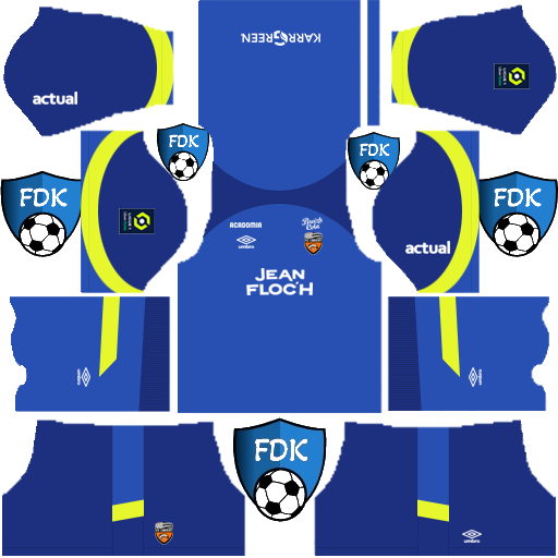 FC Lorient DLS Kits 2024 - Dream League Soccer Kits 2024