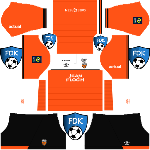 FC Lorient DLS Kits 2024 - Dream League Soccer Kits 2024