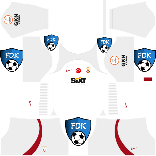 Galatasaray SK DLS Kits 2024 - Dream League Soccer Kits 2024