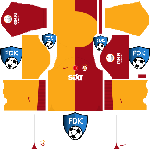 Galatasaray SK DLS Kits 2024 - Dream League Soccer Kits 2024