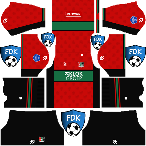 NEC Nijmegen DLS Kits 2024 - Dream League Soccer Kits 2024