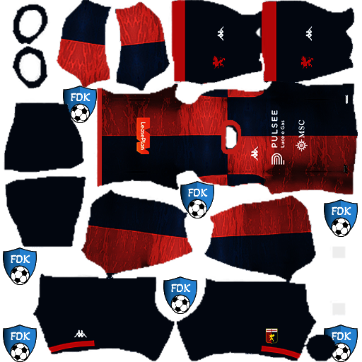 Genoa FC DLS Kits 2024 - Dream League Soccer Kits 2024
