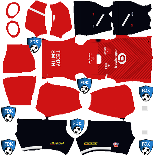 Lille DLS Kits 2024 - Dream League Soccer Kits 2024