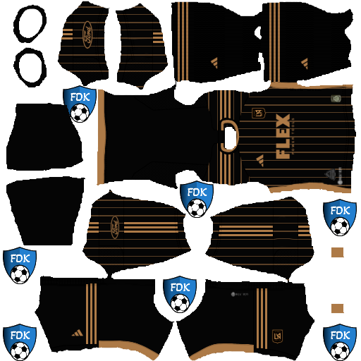 Los Angeles FC DLS Kits 2024 - Dream League Soccer Kits 2024