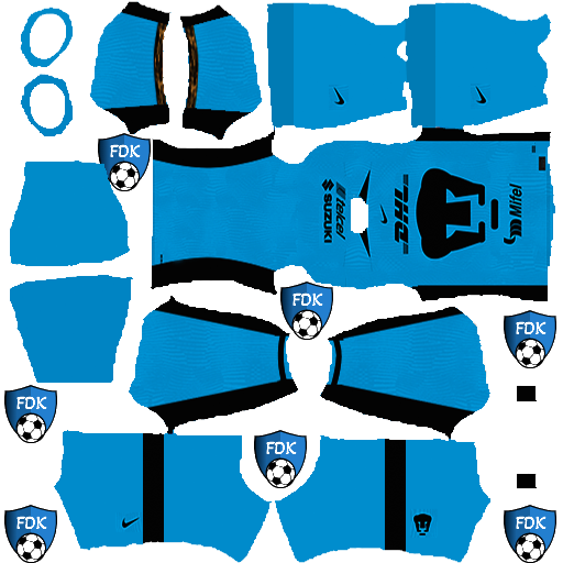 Pumas UNAM DLS Kits 2024 - Dream League Soccer Kits 2024