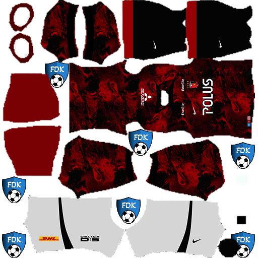Urawa Red Diamonds DLS Kits 2024 - Dream League Soccer Kits 2024
