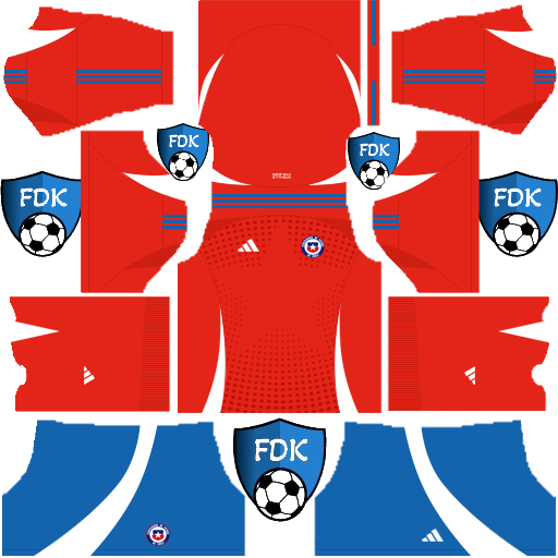 Chile DLS Kits 2024 - Dream League Soccer Kits 2024